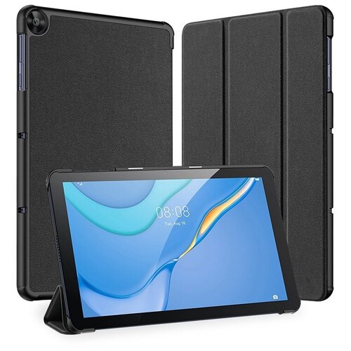 Умный премиальный чехол-книжка MyPads из качественной импортной кожи с функцией засыпания для Huawei MatePad T 10s LTE / WiFi (2020) / MatePad T 10.