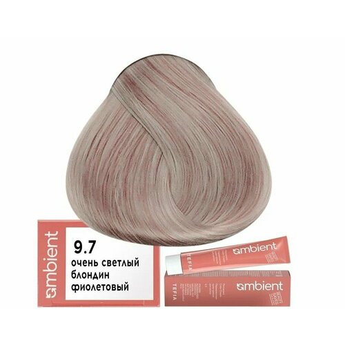 Tefia Ambient Крем-краска для волос AMBIENT 9.7, Tefia, Объем 60 мл