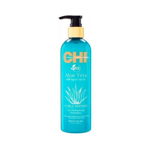 CHI Aloe Vera Curl Enhancing Shampoo Шампунь для распутывания волос, 340 мл.