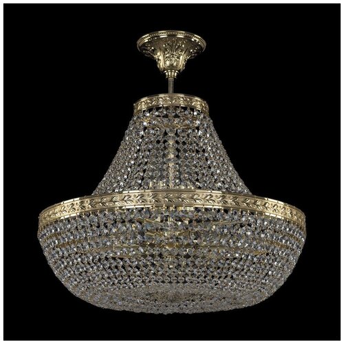 Люстра Bohemia Ivele Crystal 19051/H1/45IV G, E14, 320 Вт, кол-во ламп: 8 шт., цвет: золотой