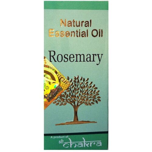 Natural Essential Oil ROSEMARY, Shri Chakra (Натуральное эфирное масло розмарин, Шри Чакра), 10 мл.