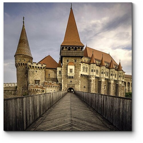 Модульная картина Замок Хунедоара в Румынии 30x30