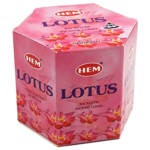 HEM Ароматические палочки Lotus, 1 уп. , 100 г, 40 шт., розовый, лотос