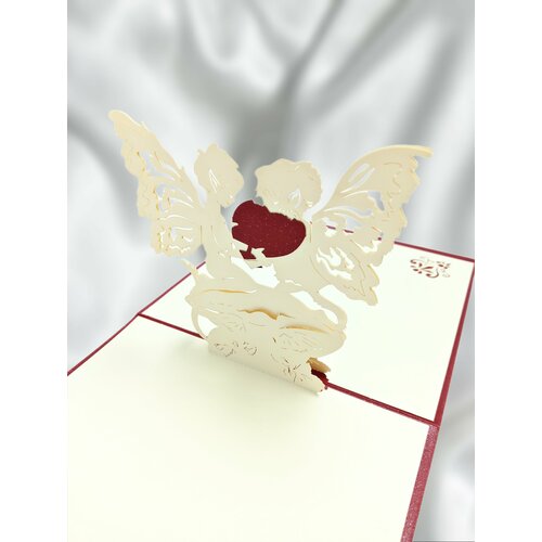 Открытка 3D "Ангелы"