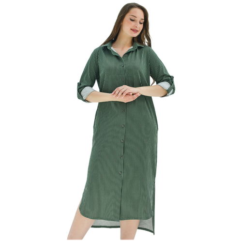 Платье Оптима Трикотаж, размер 58, зеленый
