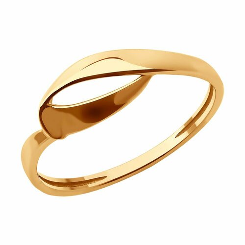 Кольцо Diamant, красное золото, 585 проба, размер 16.5