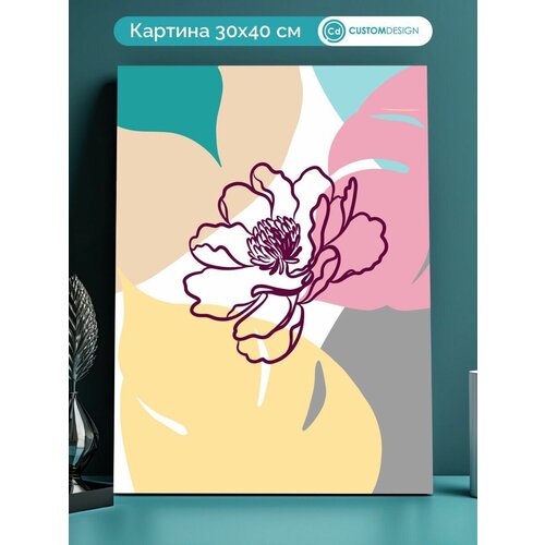 Картина на стену Пионы 30x40 см №49