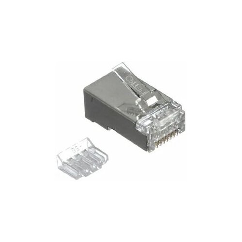 Коннектор Vention RJ45 (8p8c), FTP cat. 5e, под витую пару, экранированный (10шт.)