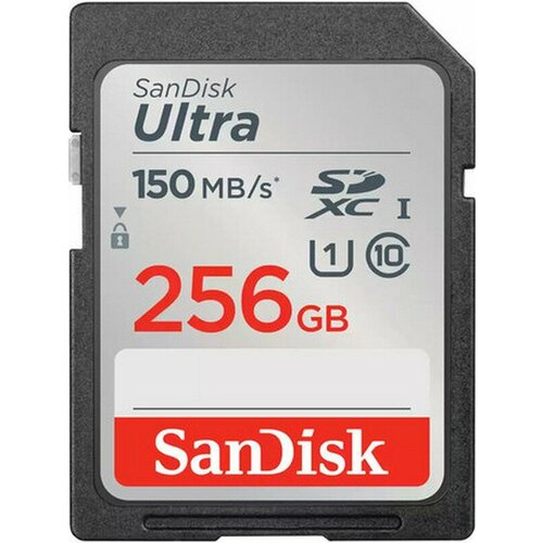 Карта памяти SanDisk Ultra SDXC 256GB Class10, UHS-I (SDSDUNC-256G-GN6IN)