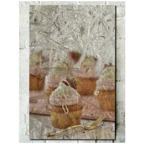 Картина интерьерная на рельефной доске Разное Еда (десерт, блюдо, интерьер, бар, кофейня, food) - 4233