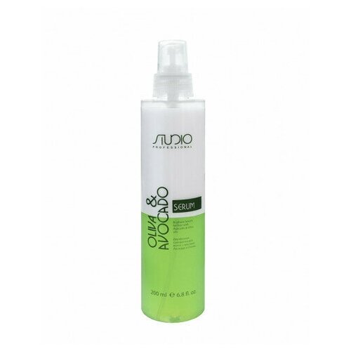 Kapous Studio Professional Oliva & Avocado Двухфазная сыворотка для волос с маслами Авокадо и Оливы, 242 г, 200 мл, спрей