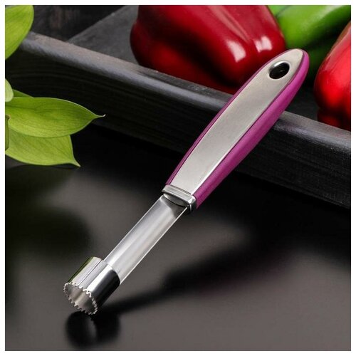 Нож для сердцевины Доляна Blаde 21 см ручка sоft-tоuch цвет фиолетовый