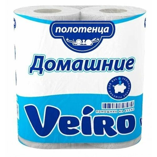 Veiro Бумажные полотенца Домашние, 2 шт/уп, 1 упаковка