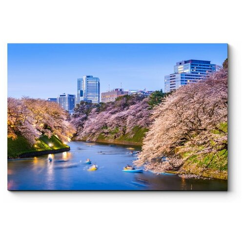 Модульная картина Прекрасная весна в Токио 70x47