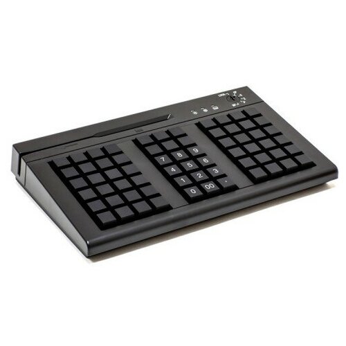Торговая клавиатура кассира программируемая КВ-66-OU (66 клавиш, черная) USB
