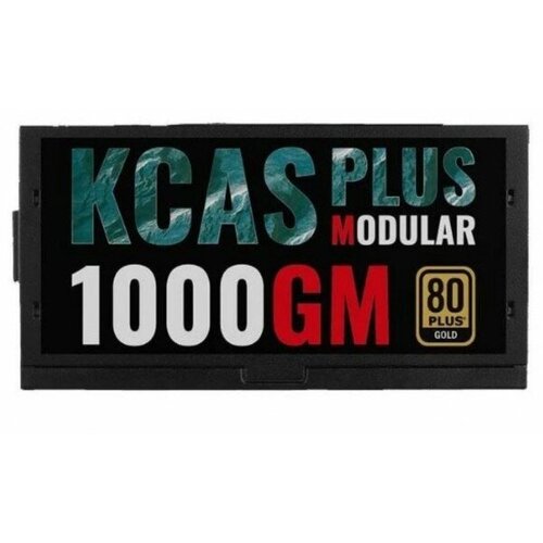 Блок питания Aerocool ATX 1000W KCAS PLUS 1000GM V2 (24+8+4+4pin) APFC 140mm fan 10xSATA Cab Manag RTL