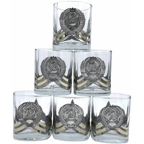 Набор бокалов для мужчин СССР для виски, коньяка, бренди