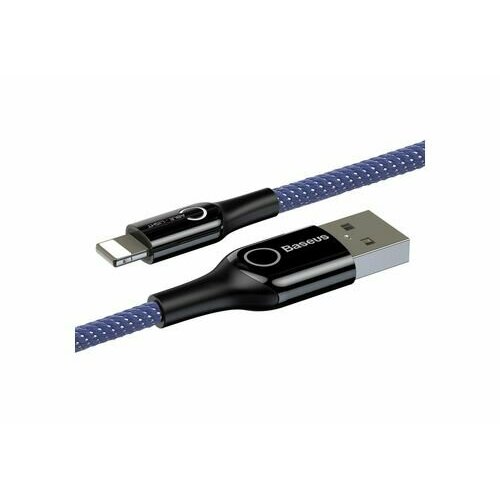 Кабель Baseus C-Shaped USB - Lightning (CALCD), кабель для передачи данных, быстрая зарядка,1 м, черный
