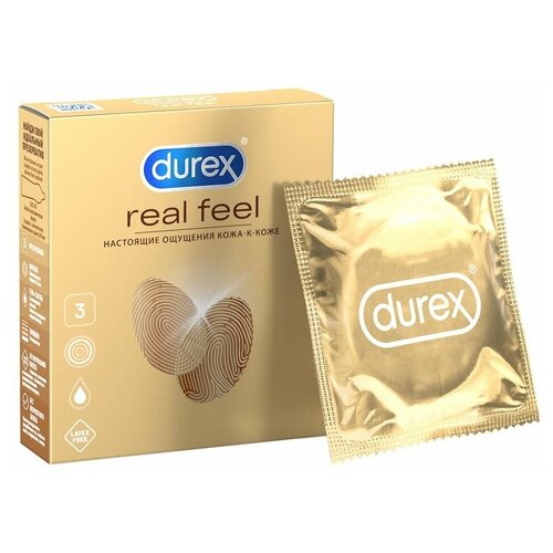 Презервативы Durex RealFeel для естественных ощущений, 3 шт.