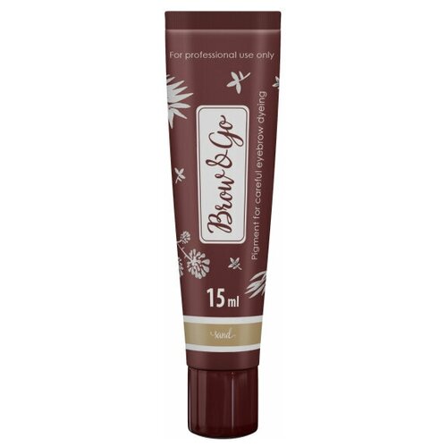 Brow&Go Пигмент для бережного окрашивания бровей 15 мг, 02 Sand, 15 мл, 18 г