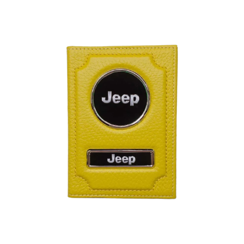 Обложка для автодокументов JEEP 1-6-740-14, желтый