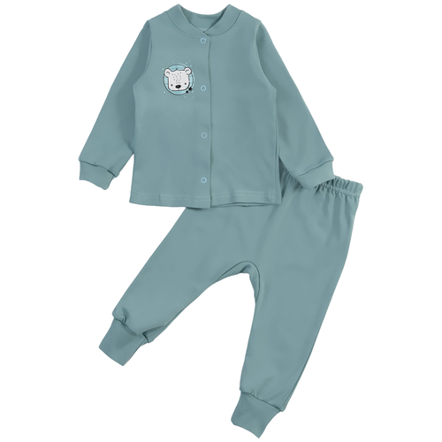 Комплект одежды Совенок Дона, размер 48-74, зеленый