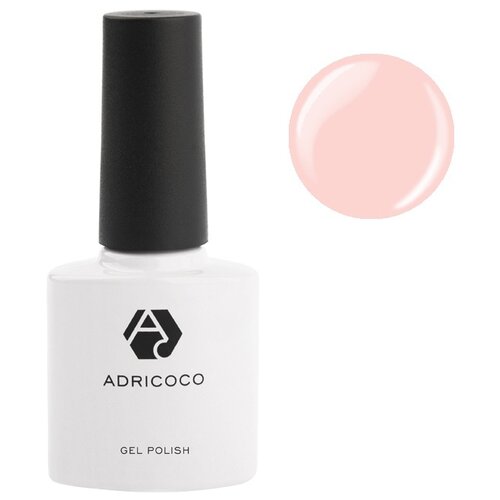 ADRICOCO гель-лак для ногтей Gel Polish, 8 мл, 40 г, 053 розовая пудра