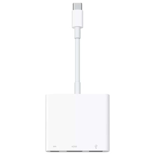 USB-концентратор  Apple USB-C Digital AV Multiport, разъемов: 3, белый