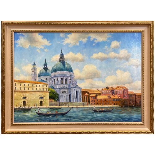 Картина маслом, морской пейзаж "Венеция" 5