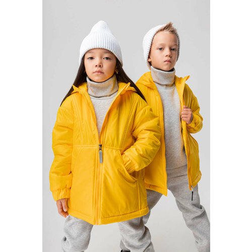 Куртка bodo, размер 98-104, желтый
