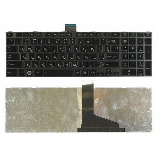 Клавиатура для ноутбука Toshiba C855 c черной рамкой