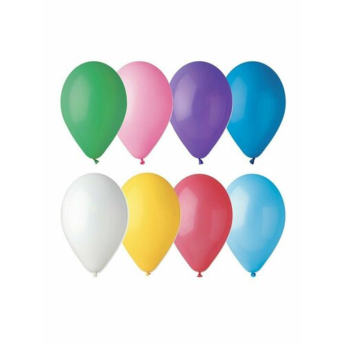Набор воздушных шаров PM 032-GB-1 Pastel 35см, (3,2g) цвет в ассортименте, 12шт