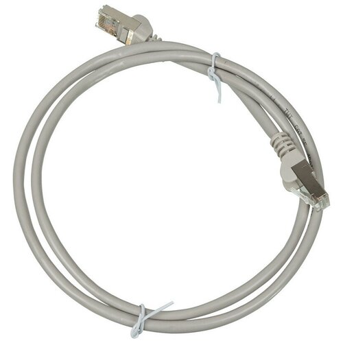 Кабель Патч-корд Lanmaster TWT-45-45-1.0/S-GY вилка RJ-45-вилка RJ-45 кат.5е 1м серый LSZH (уп:1шт)