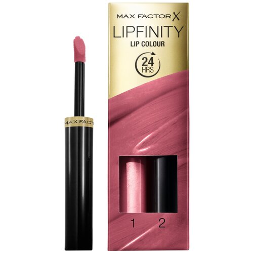 Max Factor Набор для макияжа губ Lipfinity Lip Colour стойкая, оттенок 330 Essential Burgundy