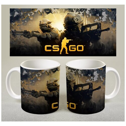 Кружка "CS GO", 1 шт 300мл