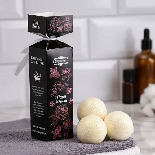 Добропаровъ Бомбочки для ванны "Spa&Beauty" аромат пион и ягоды