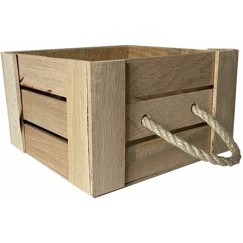 Ящик деревянный декоративный из бука квадратный