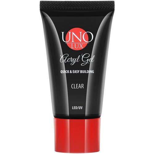 Акрил гель для ногтей UNO LUX Sweet Rose, камуфлирующий, 30 г