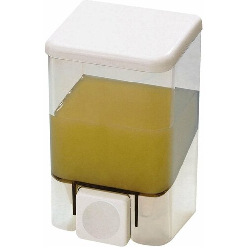 Дозатор для жидкого мыла Primanova D-SD02 CLASSIC, цвет: прозрачный, материал пластик, подвесной, объем 500 мл, размер 8,5x8,5x15 см