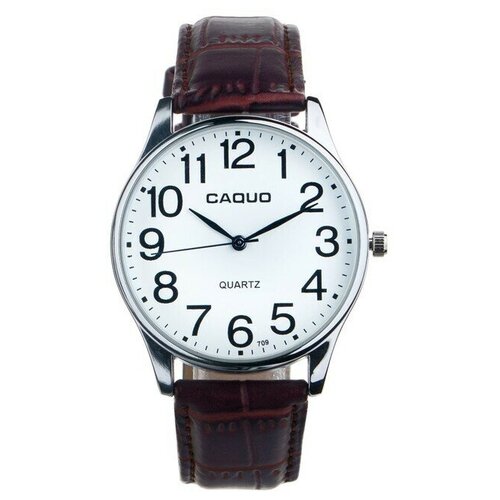 Наручные часы Часы наручные мужские "Новаш", d-4 см, коричневый