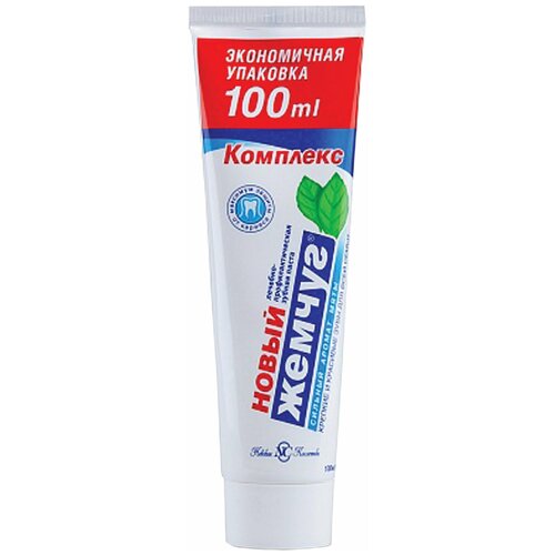 Зубная паста «Новый жемчуг», с сильным ароматом мяты, 100 мл