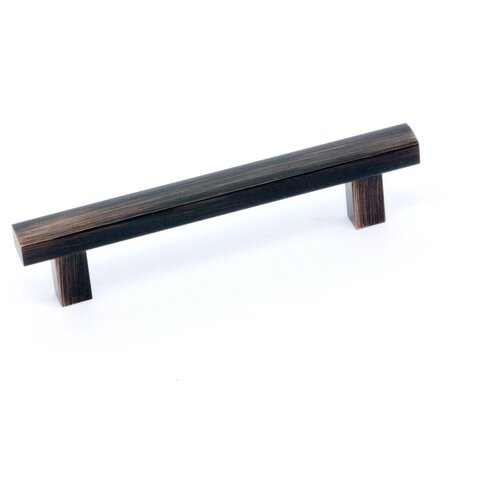 Ручка-скоба для мебели Inred IN.01.1133.96. BORB брашированная медь, ручка для шкафов, комодов, для кухонного гарнитура, для мебели