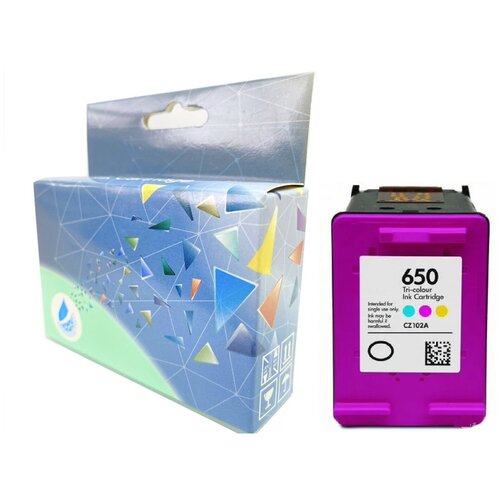 Картридж HP 650 (CZ102AE) для Deskjet Ink Advantage 1015, 1515, 1516, 2515, 2545, 2546, 2645, 3515, 3545, 4515, 4645, цветной