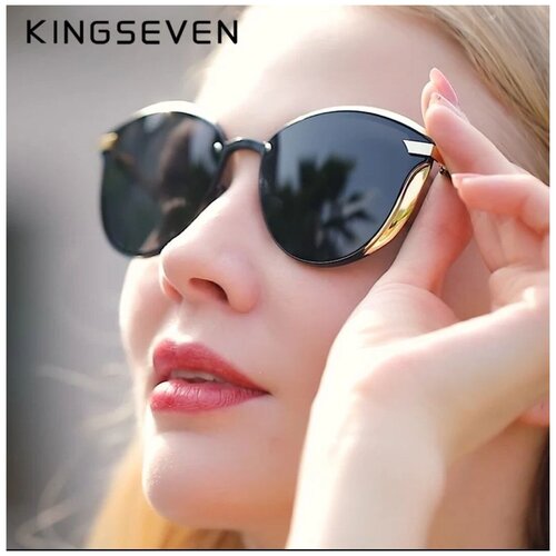 Солнцезащитные очки KINGSEVEN KINGSEVEN 196, черный