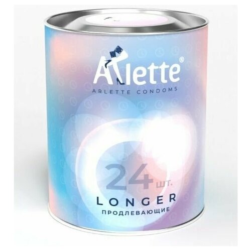 Презервативы Arlette Longer с продлевающим эффектом - 24 шт, Arlette, латекс,