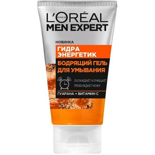 L'Oreal Paris Гель для умывания Men Expert Бодрящий Гидра Энергетик, 100 мл