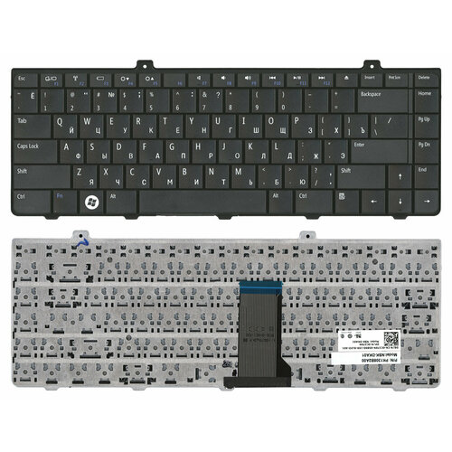 Клавиатура для ноутбука Dell Inspiron 1440 русская, черная