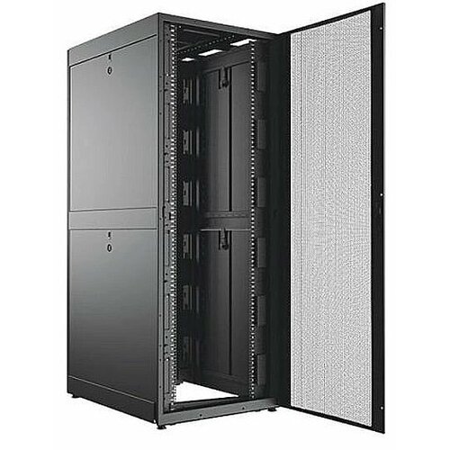 Шкаф коммутационный C3 Solutions (C3. RF4205) напольный 42U 750x1200мм пер. дв. перфор. задн. дв. перфор.2-хст. 2 бок. пан. направл. под закл. гайки 1400кг черный сталь