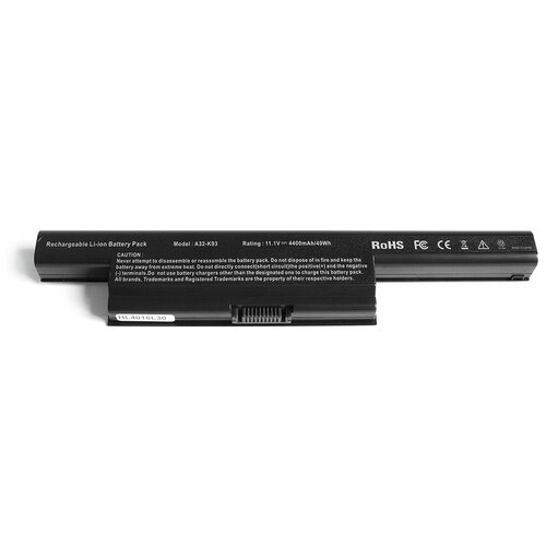 Аккумулятор для ноутбука Asus A93, A95V, K93 (10.8V, 4400mAh). PN: A32-K93, A41-K93