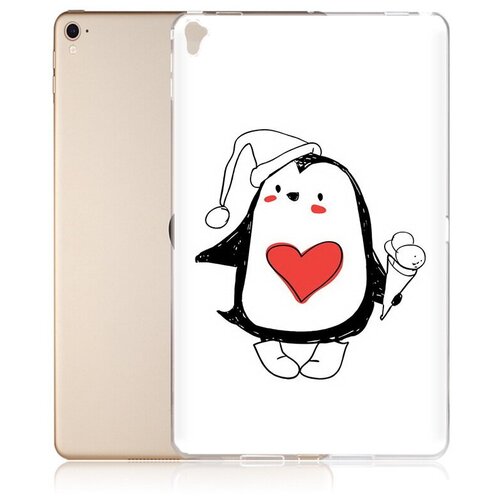 Чехол задняя-панель-накладка-бампер MyPads Пингвин с мороженым для iPad Pro 2 10.5 A1701/A1709/iPad Air 3 (2019) противоударный